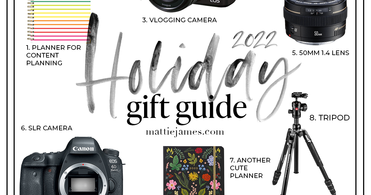 2022 Holiday Gift Guide: Influencer Gifts – Mattie James